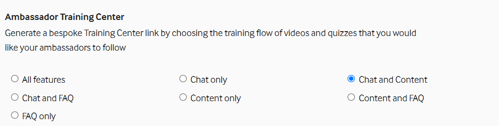 How to Train your Ambassadors